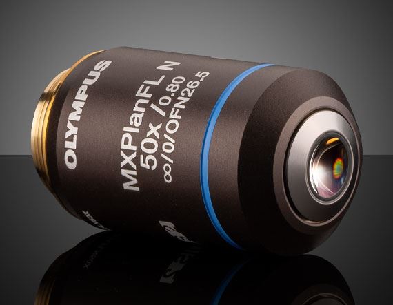 オリンパス 明視野用対物レンズ MXPLFLN 50X NA0.8 | Edmund Optics
